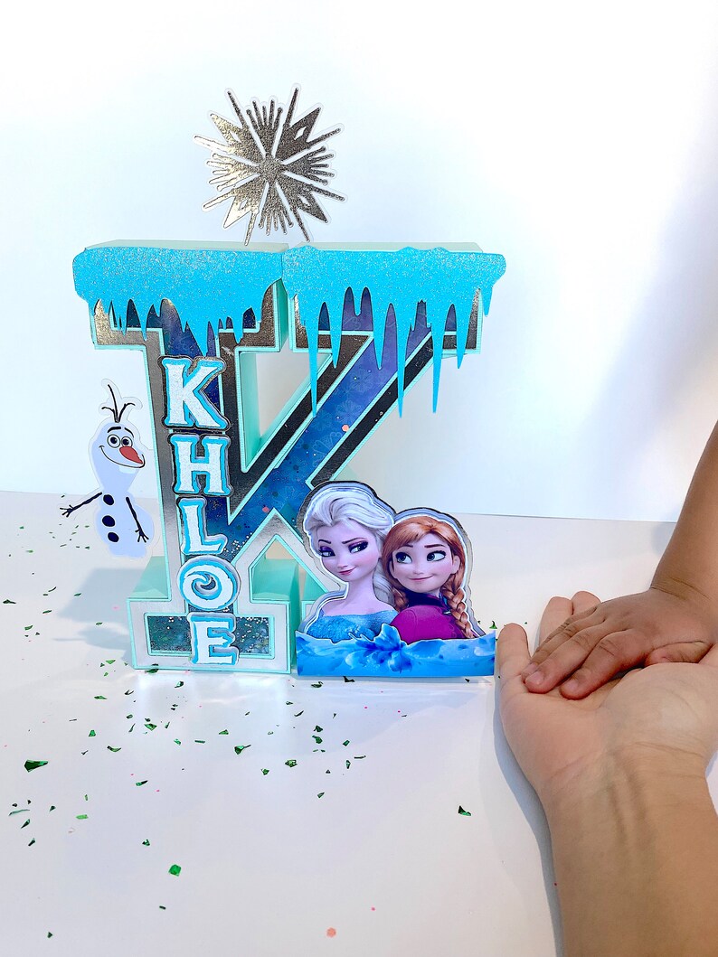 3d Letter Frozen Frozen Inspired 3D Letters Frozen Nursery - Etsy