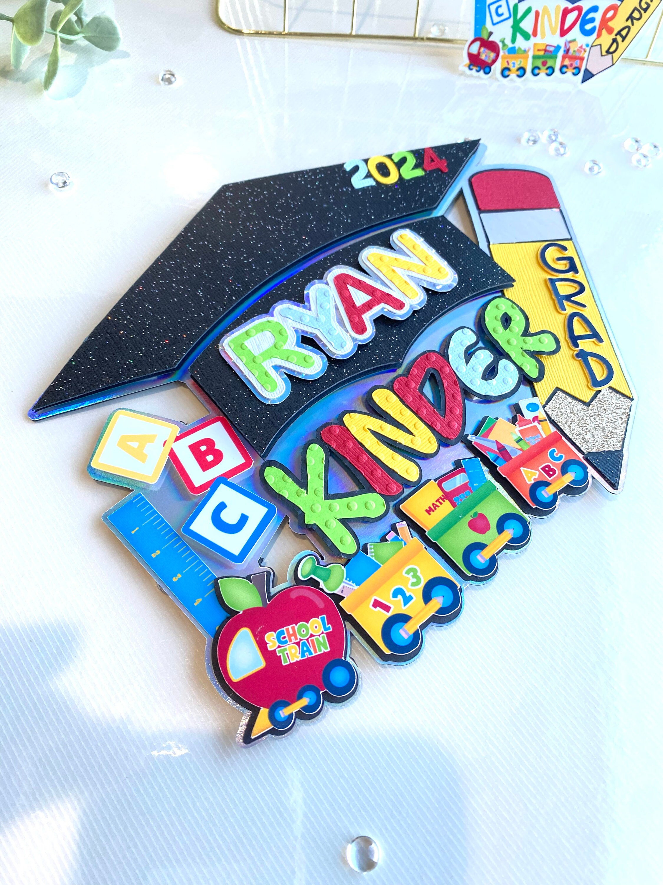 Pre K Graduation Cake Topper 2024, Kindergarten Graduation Party ...