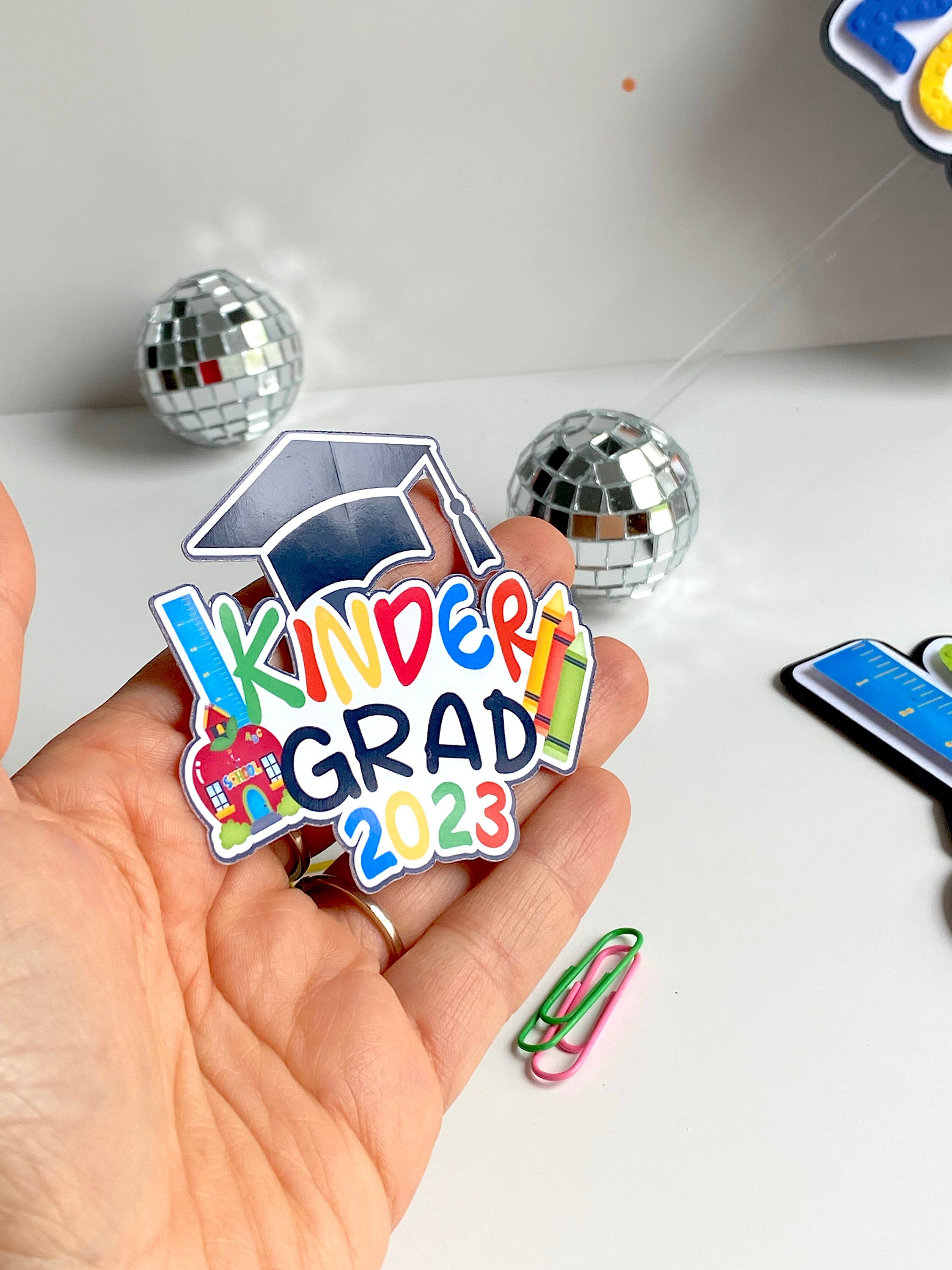 Pre Kindergarten Graduation Cake Topper 2025, Kindergarten Graduation ...