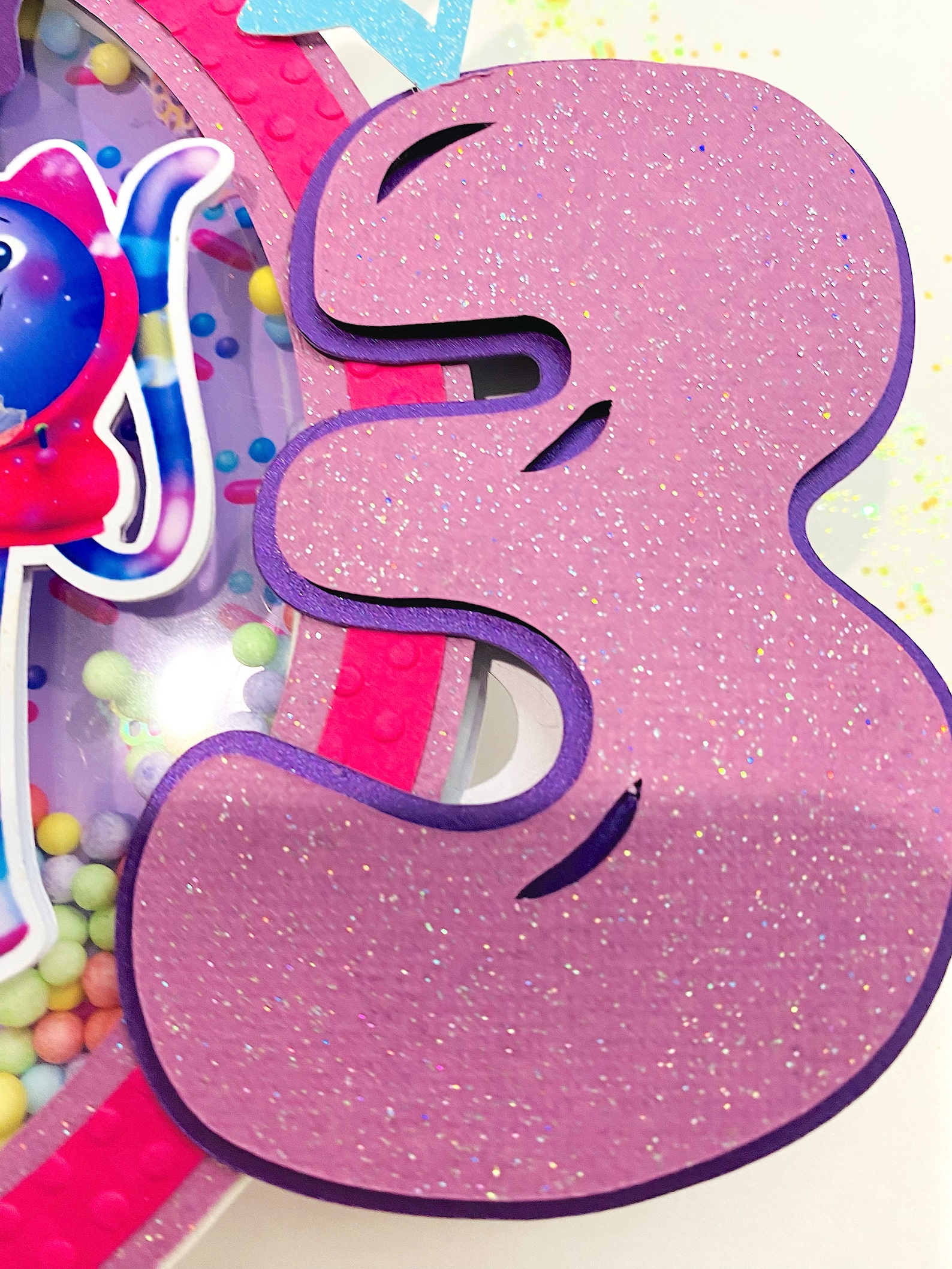 Gabbys Dollhouse Inspired Cake Topper, Gabby Dollhouse Shaker With ...