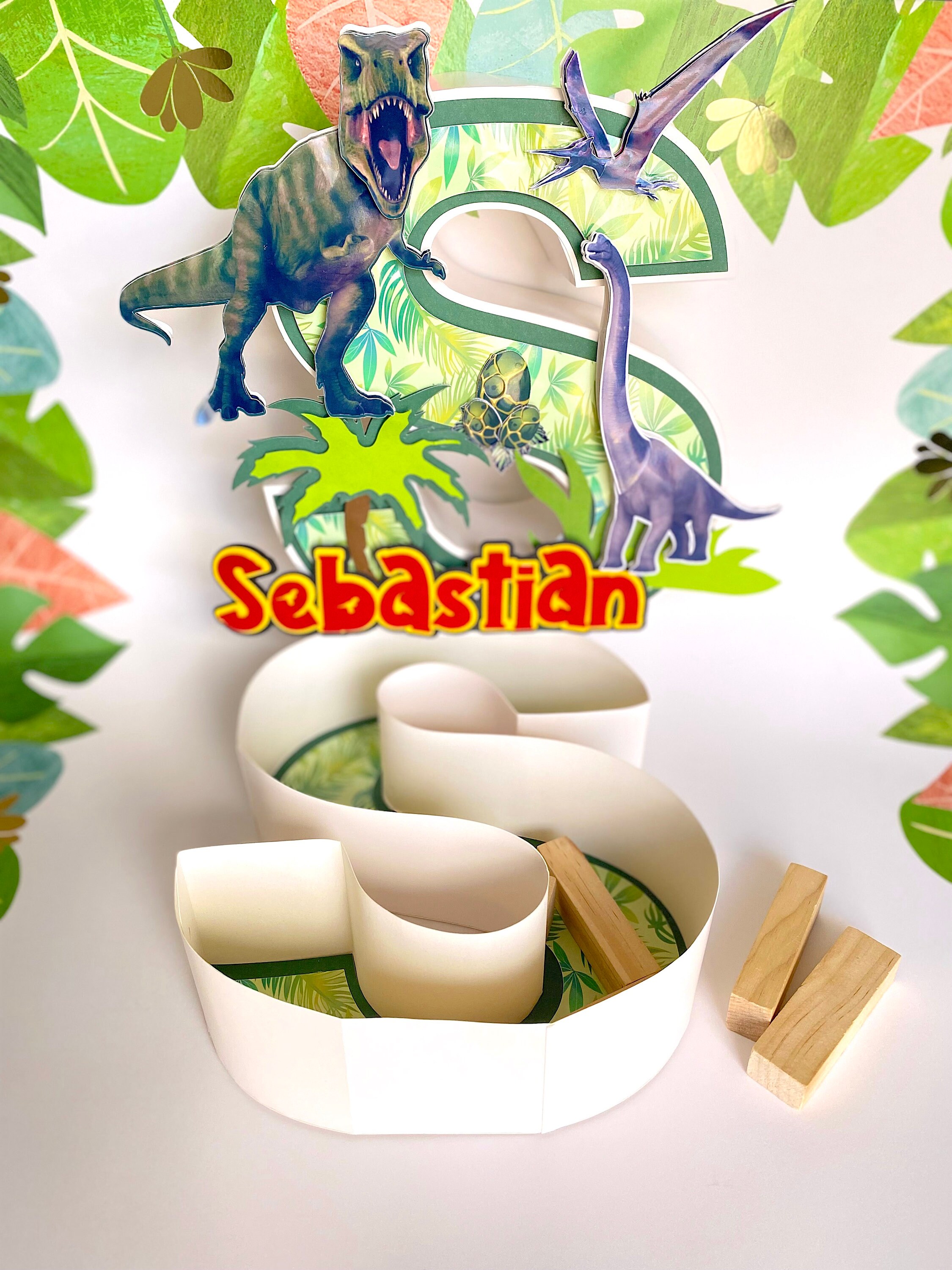 Letter 3D Dinosaur, Dinosaur T-rex Decor, Dinosaur Theme, 3D Letters ...