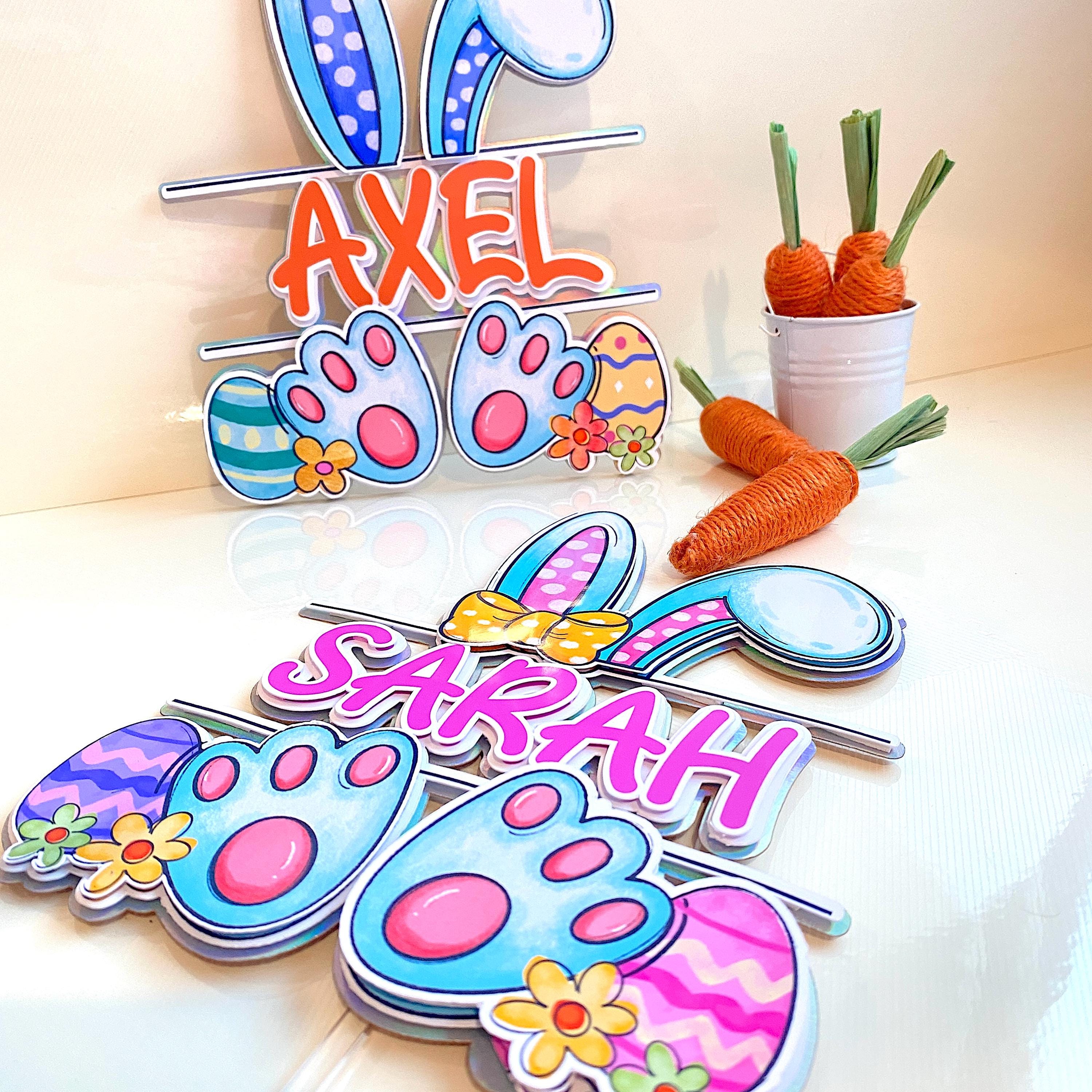 Easter Cake Topper Happy Easter Cake Topper Easter Party Decorations ...