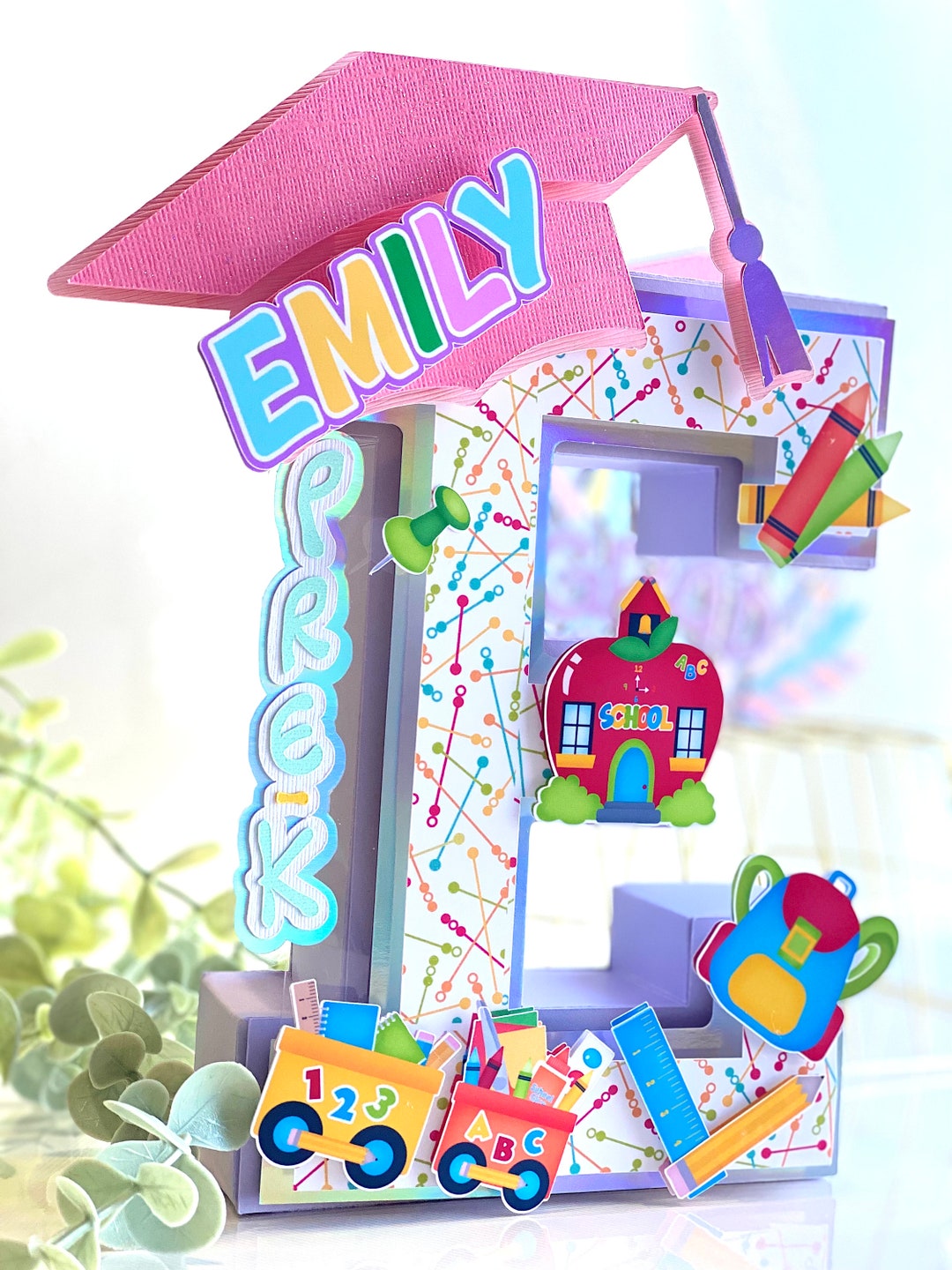 Pre-k Graduation 3D Letter, Graduation Party Decorations 2025 ...