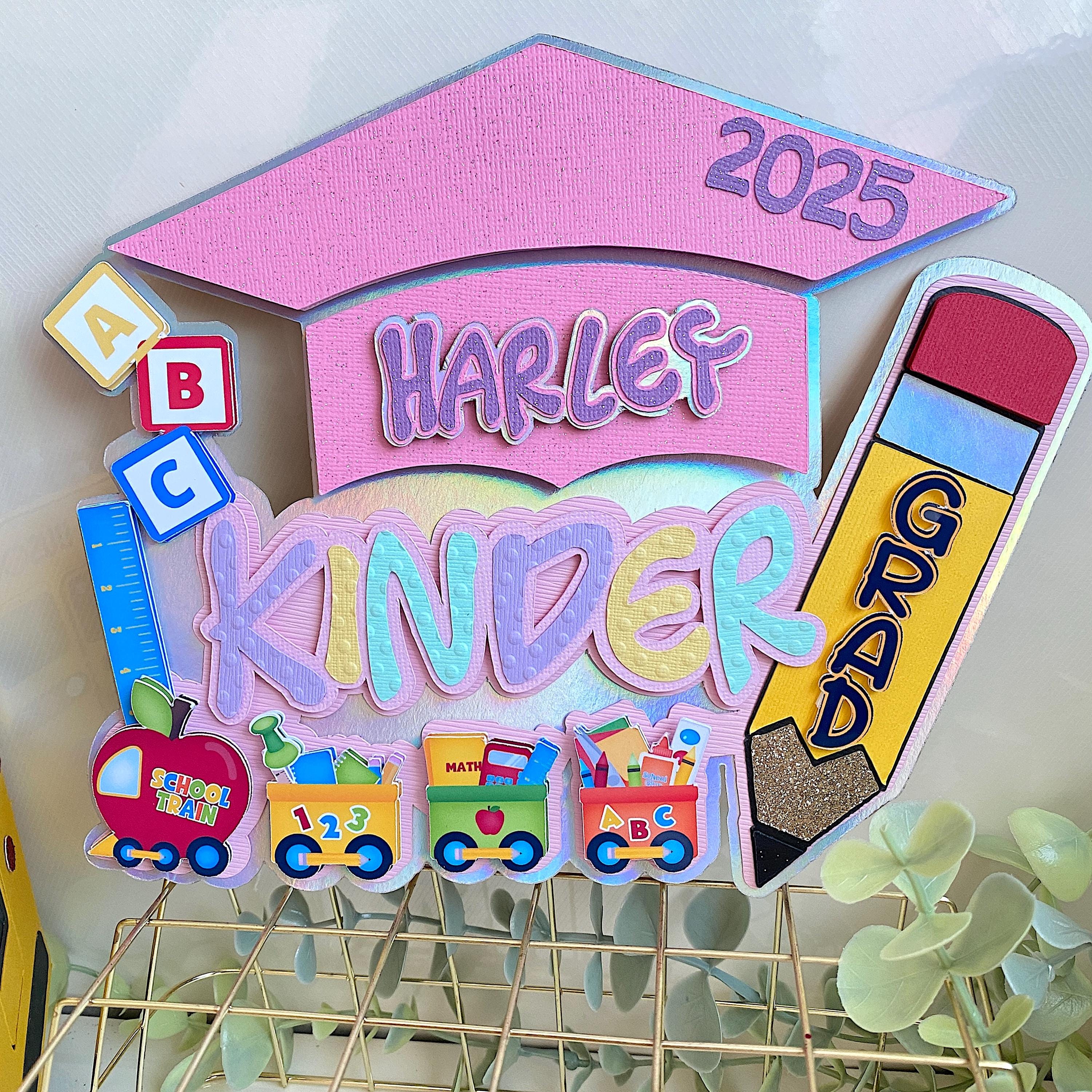 Pre K Graduation Cake Topper 2025, Kindergarten Graduation Party ...