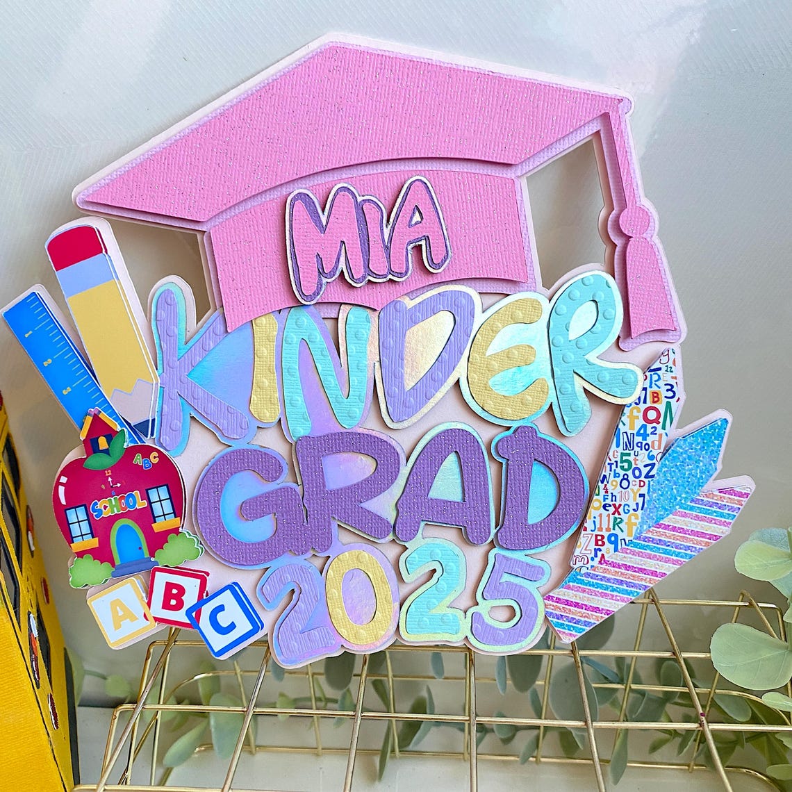 Pre K Graduation Cake Topper 2025, Kindergarten Graduation Party ...