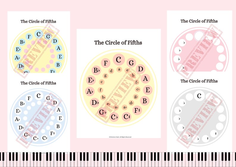 The "clock" of Fifths I the Perfect of Fifths I Scale Tracker I ...