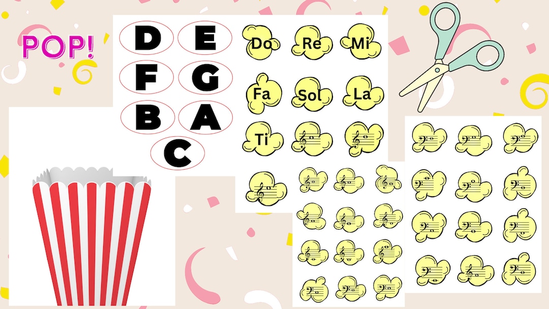 Note-reading Pop Game I Solfège I Musical Alphabet I Piano Lesson ...