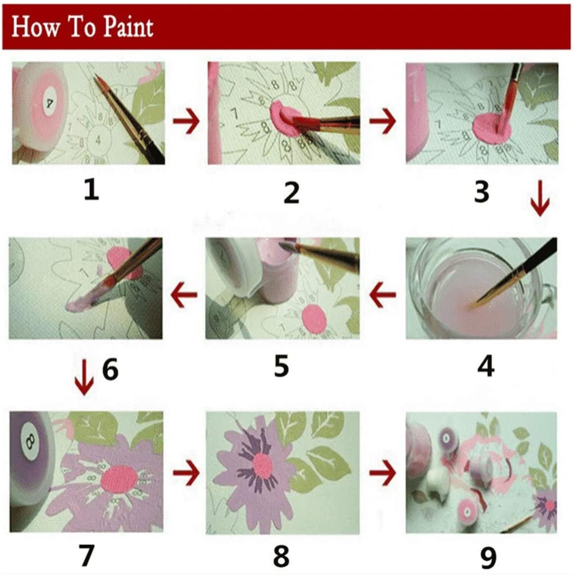 DIY Oil Painting Painting Digital Canvas Kit for Adult Students ...