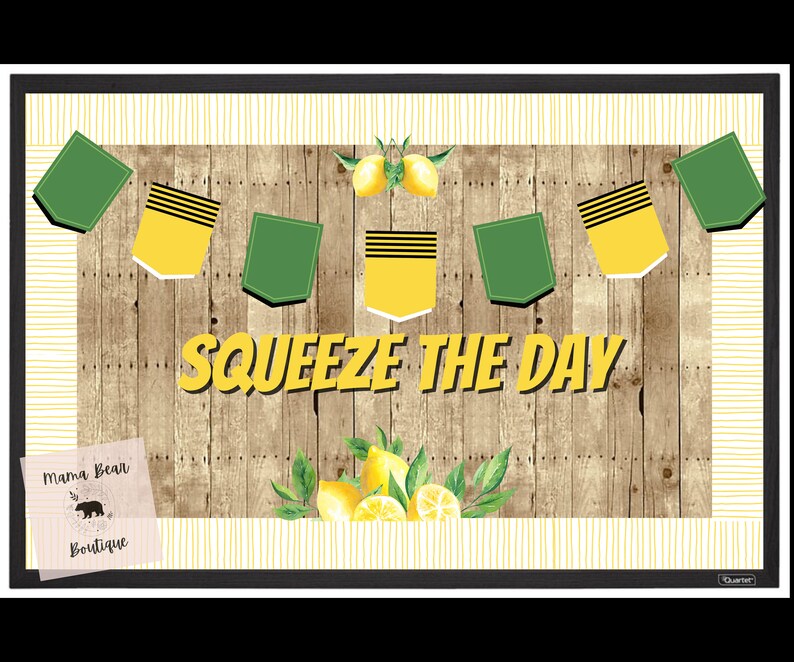 Lemon Bulletin Board Kit - Etsy