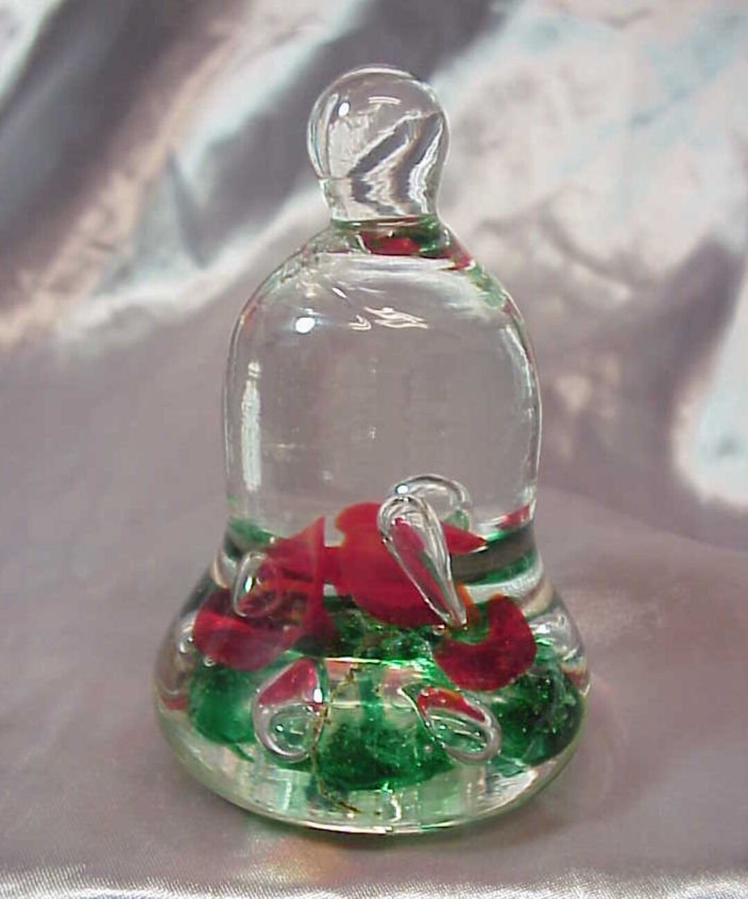 Vintage Joe St. Clair Paperweight Bell Shaped - Etsy