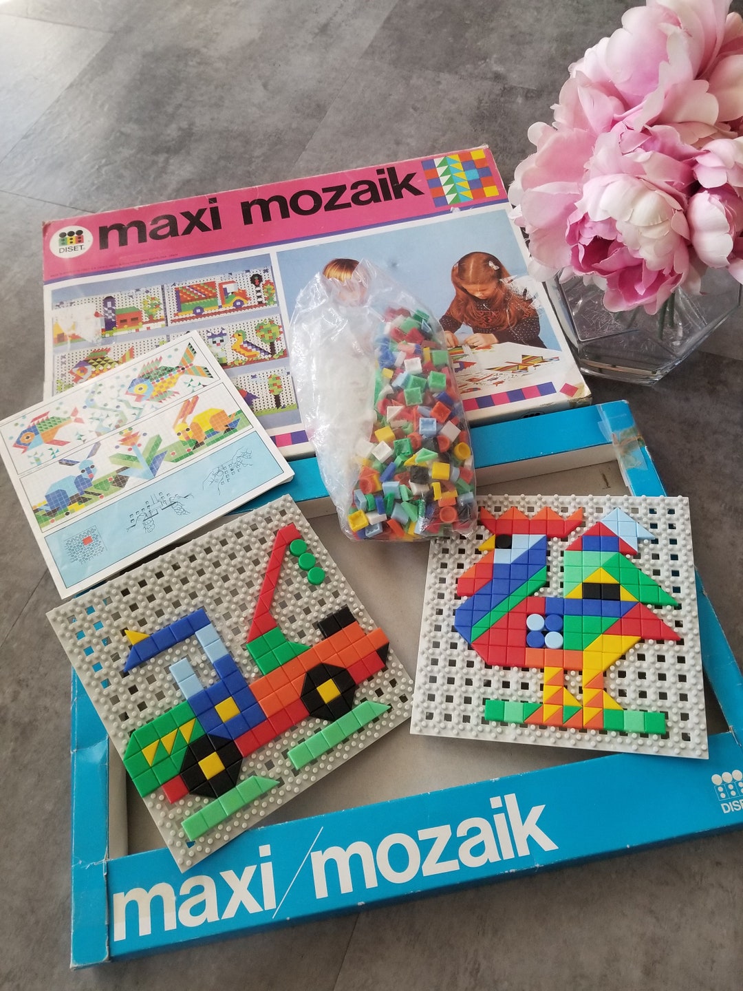 Vintage Maxi Mosaic Game by Diset, Made in Spain, 08004, Games ...