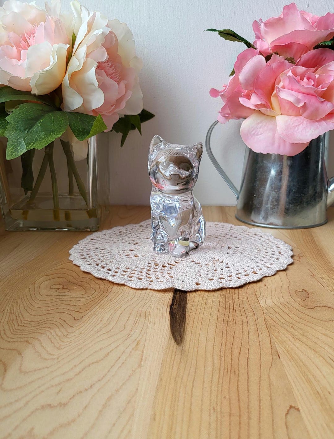 Vintage Princess House Lead Crystal Cat Germany. Cat Lovers. 24 % ...