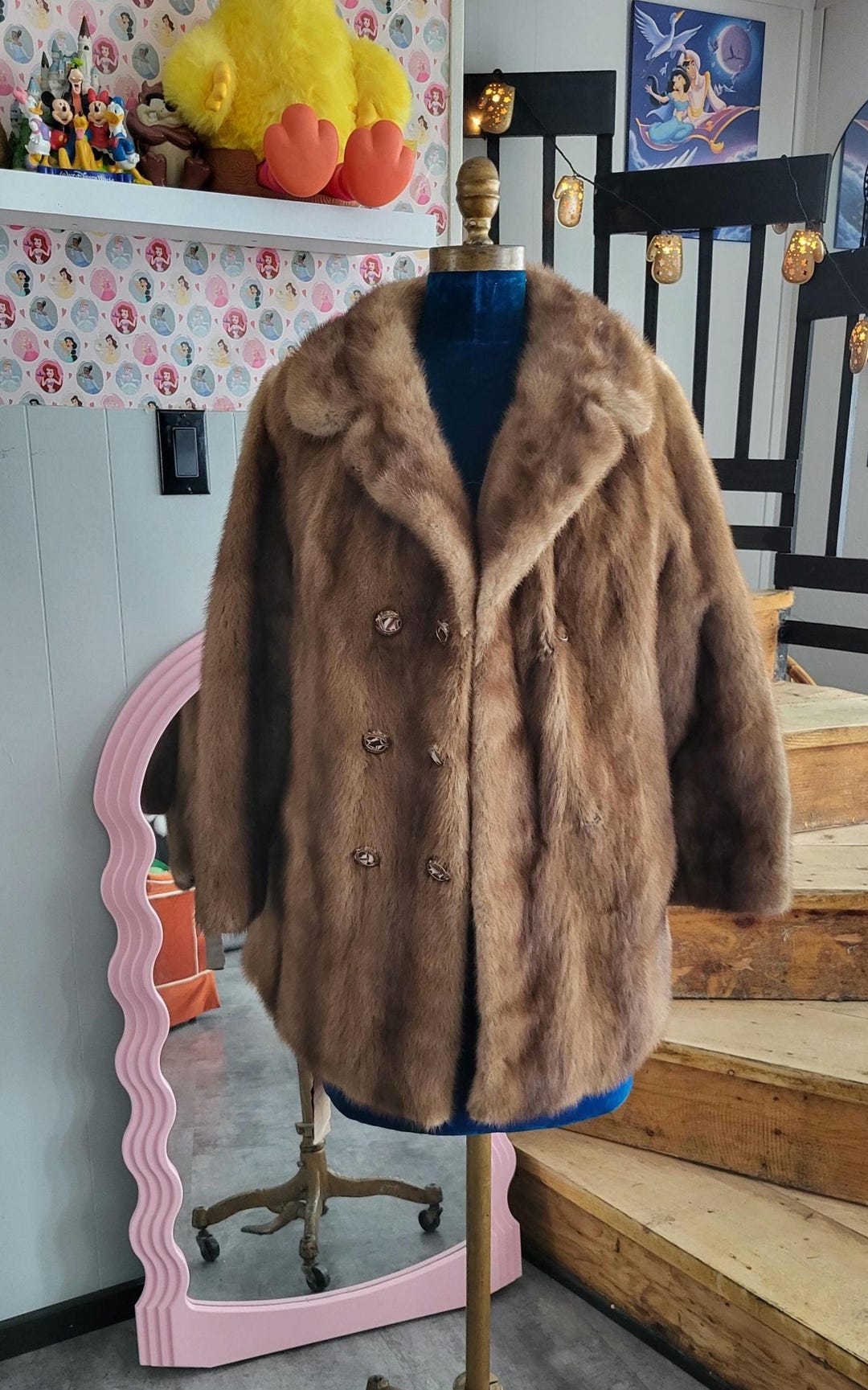 Vintage Gorgeous Brown Fur Coat. Marcel Thellend Fourrures. Made in Canada. - Etsy