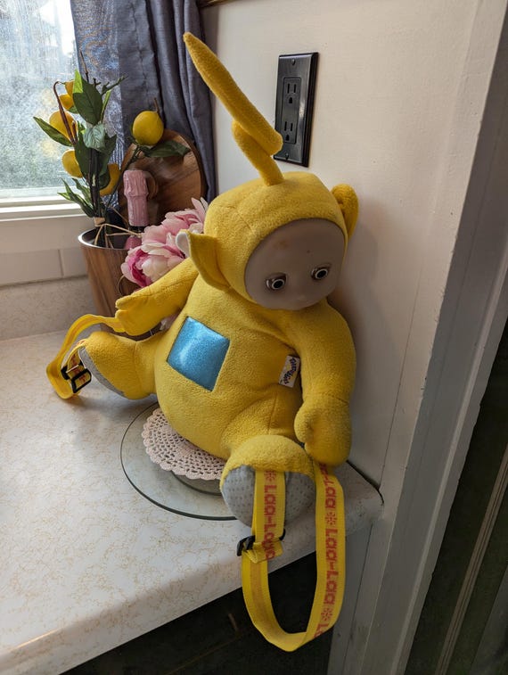 Vintage Official Teletubbies Laa-Laa Plush Backpack, … - Gem