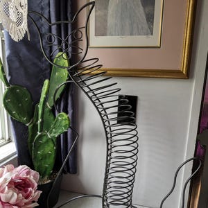 Funky Vintage Retro Cat Iron & Wire CD or DVD Holder CD Rack - Etsy