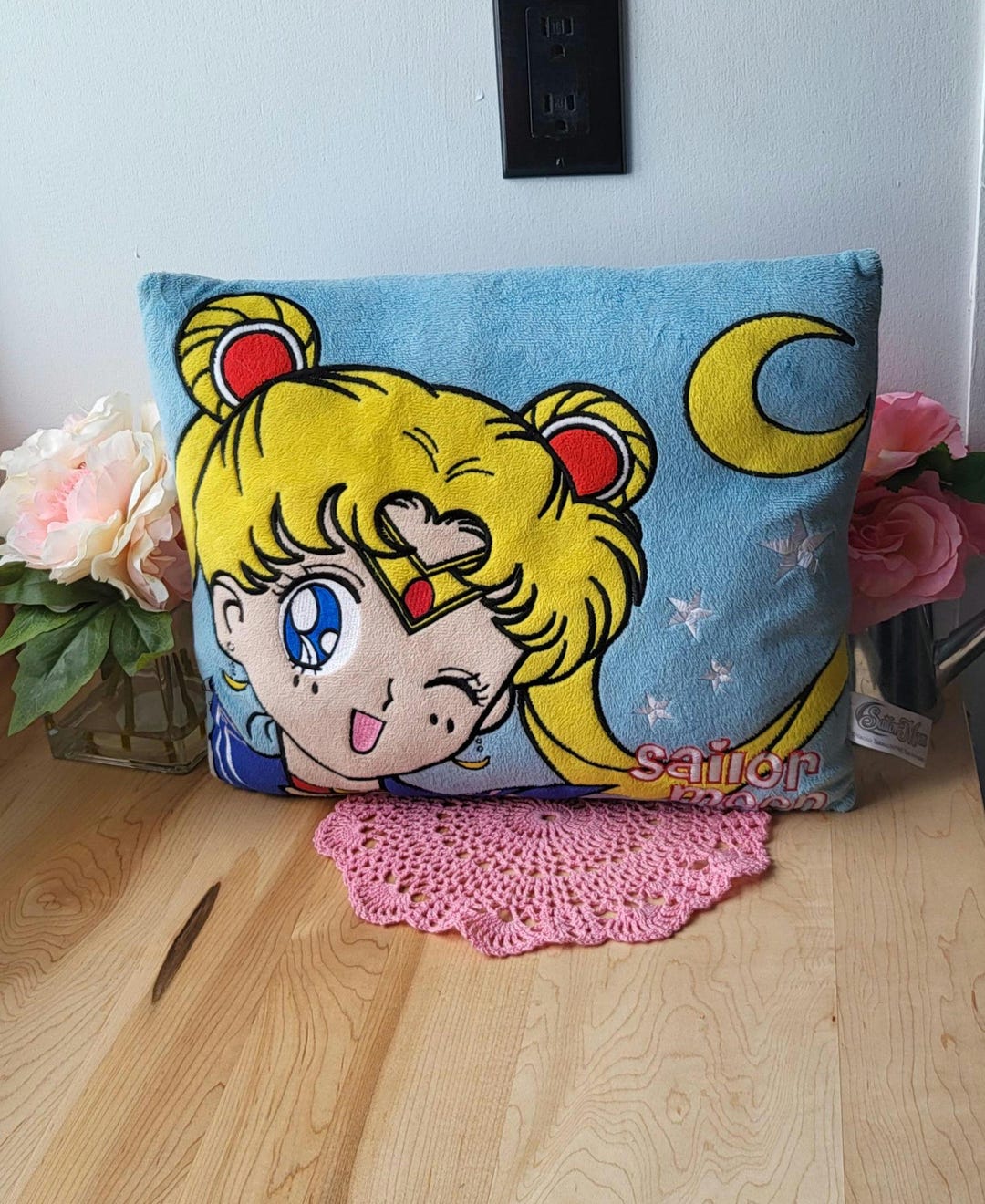 Vintage 90's Sailor Moon Pillow Manufactured by Great Eastern ...