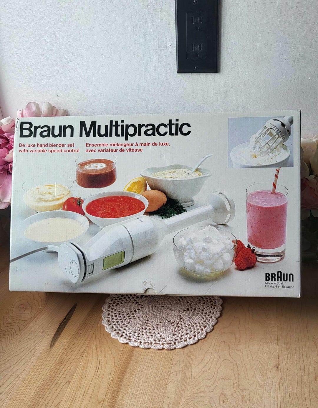 Vintage Braun MR7 Multipractic Hand Blender Set in Original Box NOS - Etsy