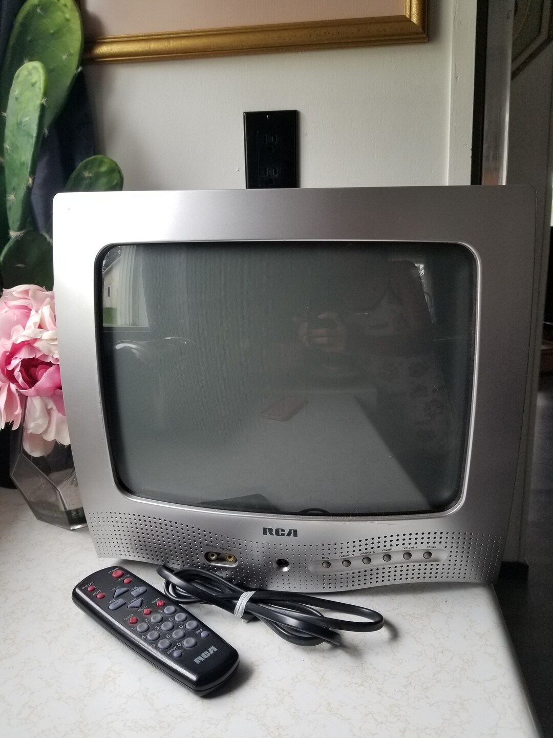 Vintage 2001 RCA E13320 13" Retro Gaming CRT TV - Tested Working - With ...