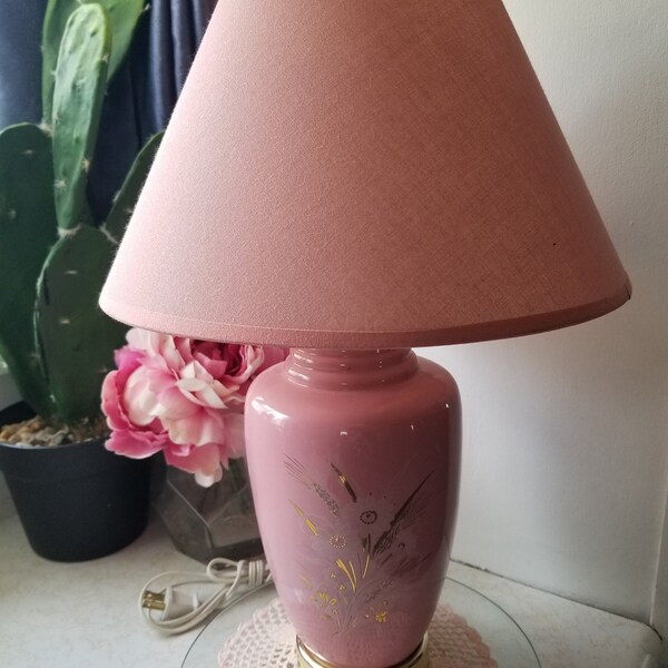 Vintage Flower Lamp - Etsy