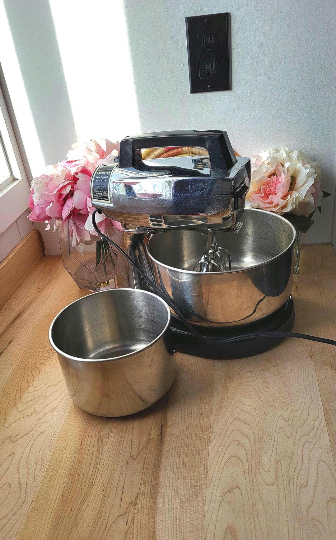 Vintage Dormeyer Silver Crest Stand Mixer Retro Power Chef. Chrome With ...