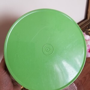 Vintage Tupperware Green Plastic Container With Lid Kitchen Accessories ...