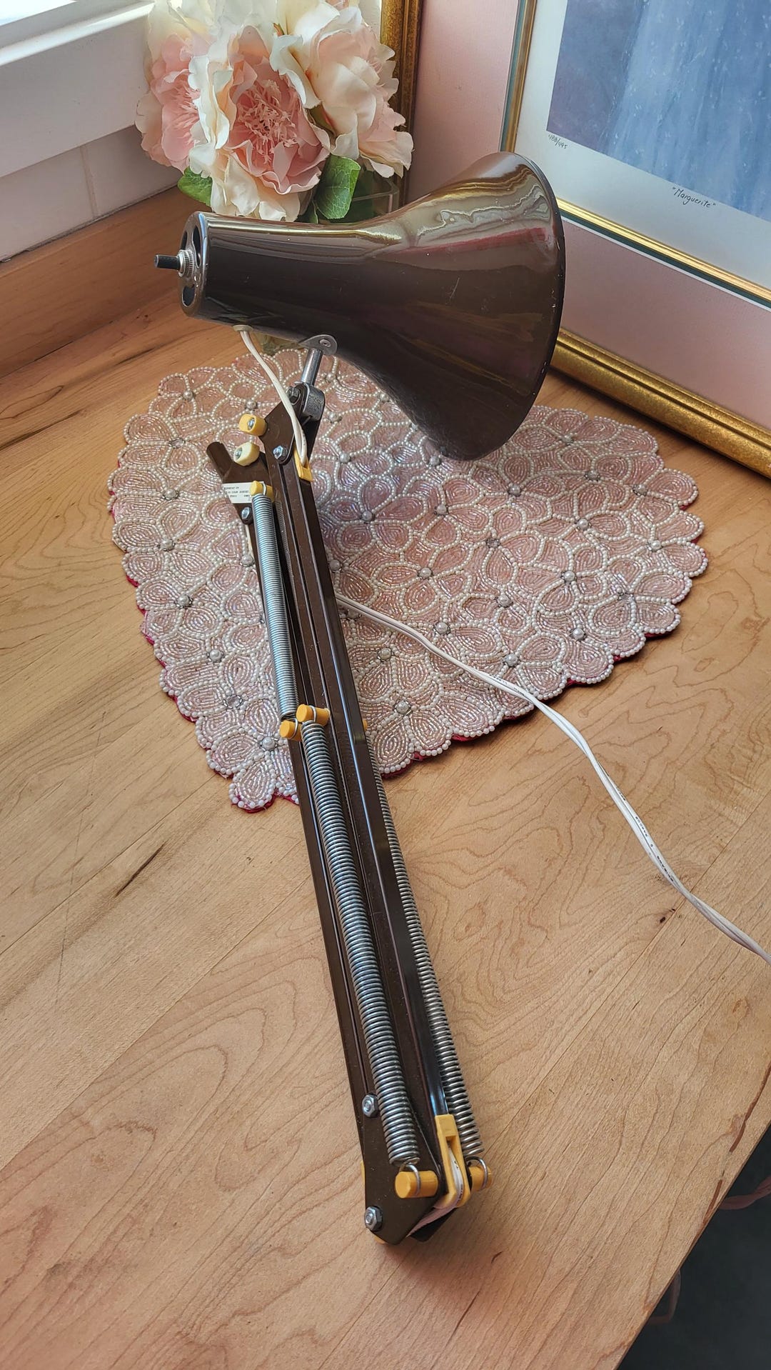 MCM King Lite Style Vintage Articulated Arm BROWN - No Metal Clamp - Etsy