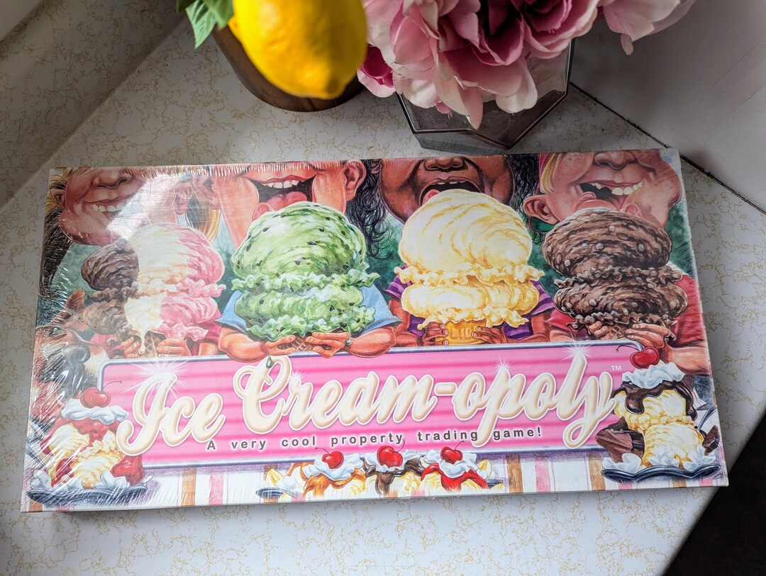 Ice Cream-opoly Board Game A Very Cool Property Trading Game Late for ...