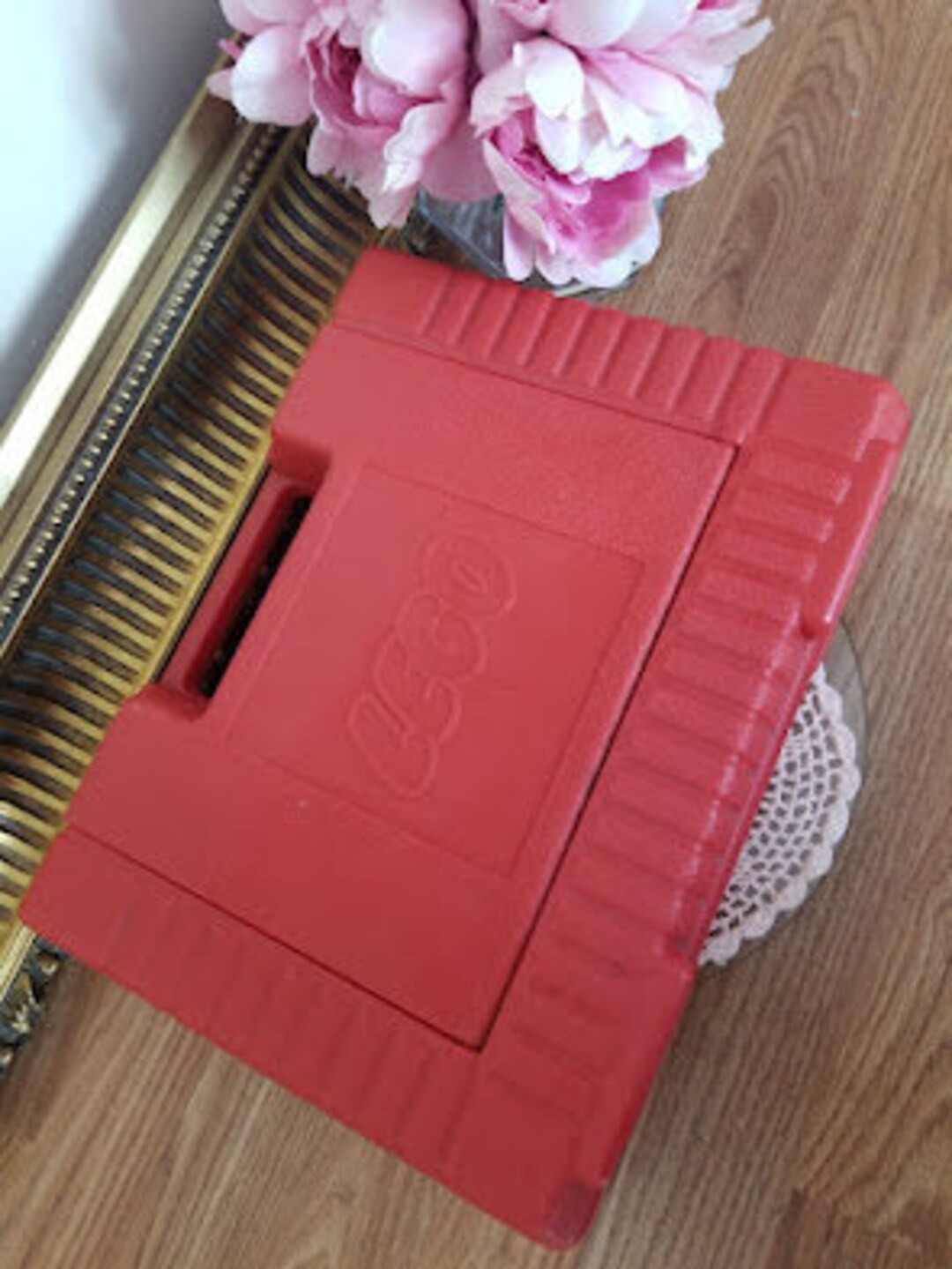 Vintage Rare Lego Red Plastic Storage Case 1985 Pour Des Centaines De ...