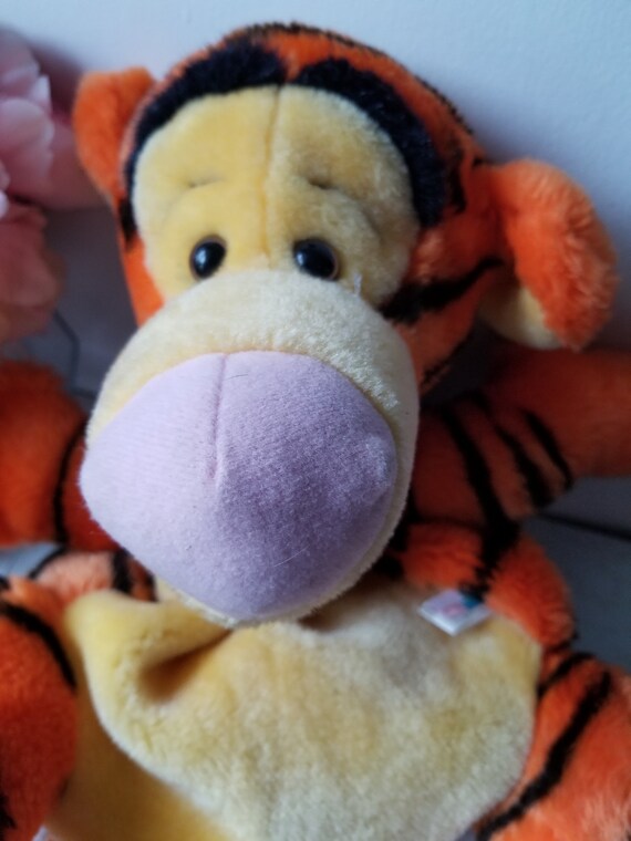 Vintage Tigger Backpack Plush Bag 12" Winnie the Pooh… - Gem