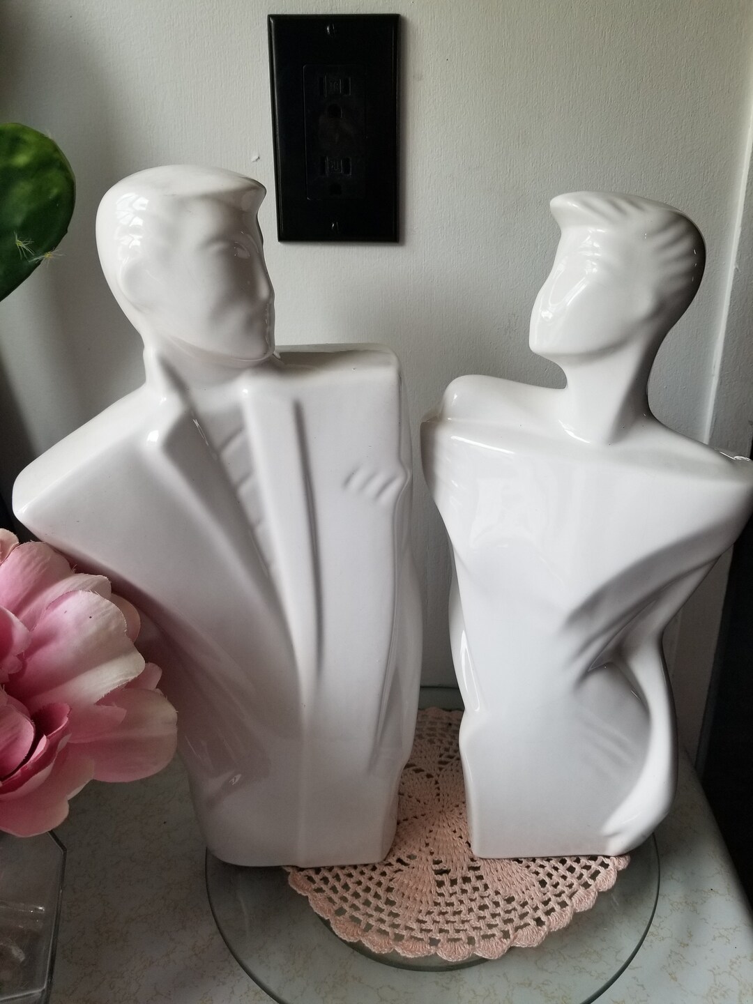 Vintage Large Art Deco 80’s Lindsey B Balkweill Styled Rick Rachel ...