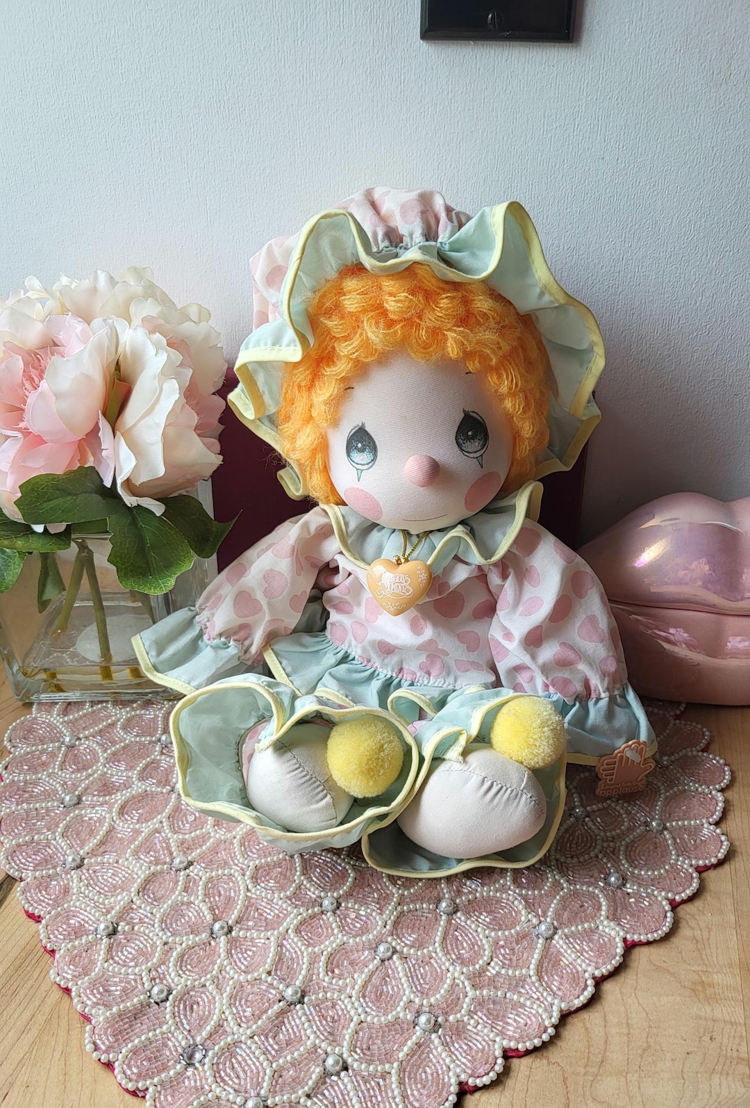 Vintage Precious Moments Plush Clown Stuffed Toy 12” Collectible ...