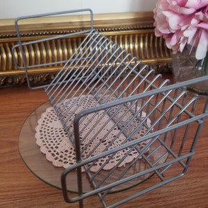 Vintage CD Shelf, CD Stand, Shelf 80s, CD Frame Metal, Vintage Record ...