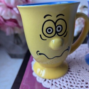 Vintage Funny Face Emoticon 3D Nose Cups Mugs. Set of 2. - Etsy