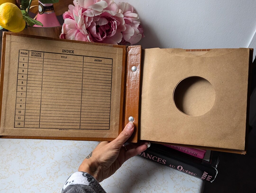 Record Folder Storage Album Binder for Vintage RPM 10 Inch Records - Etsy