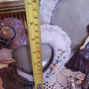 Vintage Set of Victorian Purple Photo Frame /antique Victorian Lady's ...