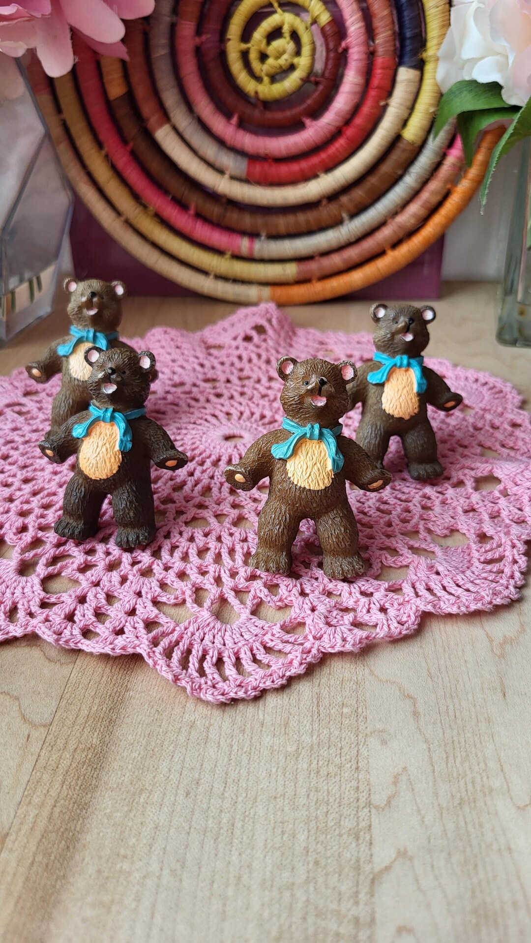 Vintage Bear Drawer Handle, Cute Drawer Knob. Teddy Bear Handle, Plush ...
