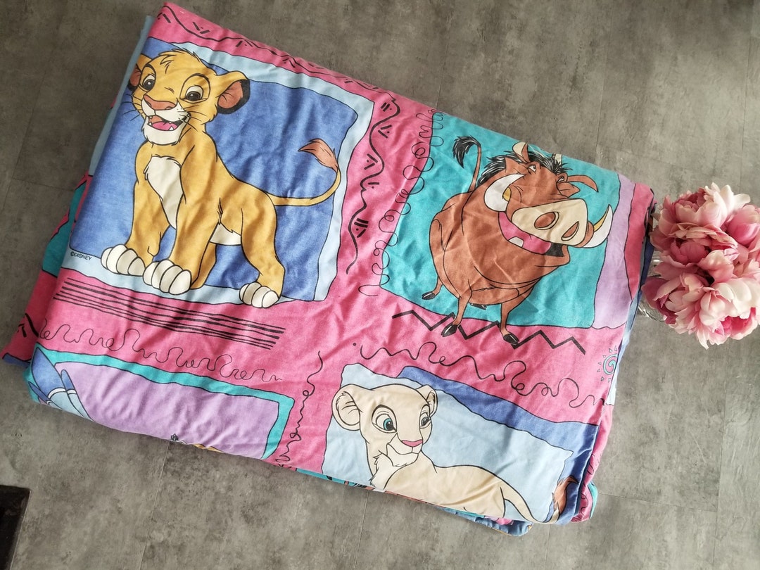Vintage 90's Disney the Lion King Comforter Kids Bedding - Twin Size ...