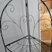 Vintage Corner Metal Shelf Unit 3 Tier. Wrought Iron Folding Corner ...
