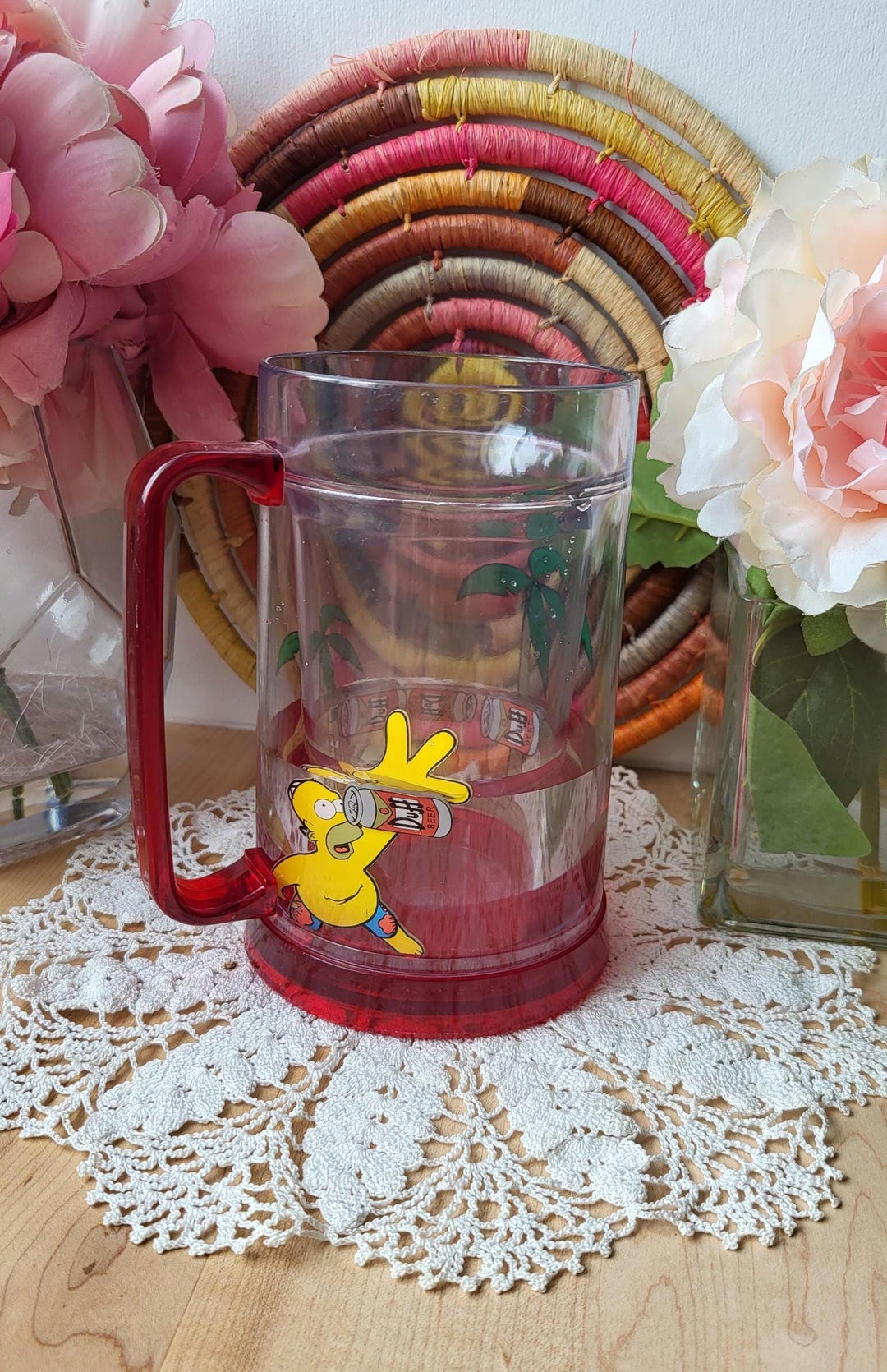 Vintage Frosty Chilled Simpsons Homer Mug Cup Stein Beer Large - Etsy