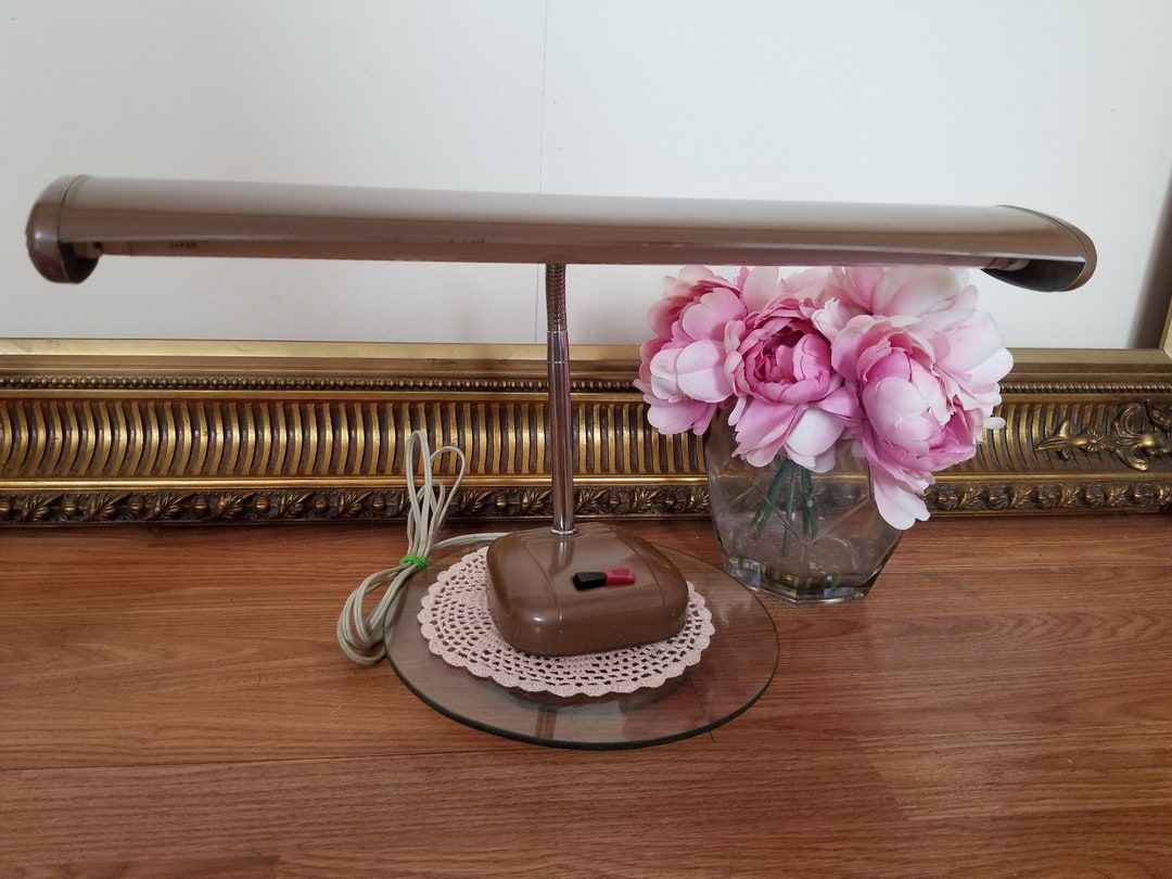 Midcentury Industrial Style Bankers Lamp Desk Piano Lamp Retro Office ...