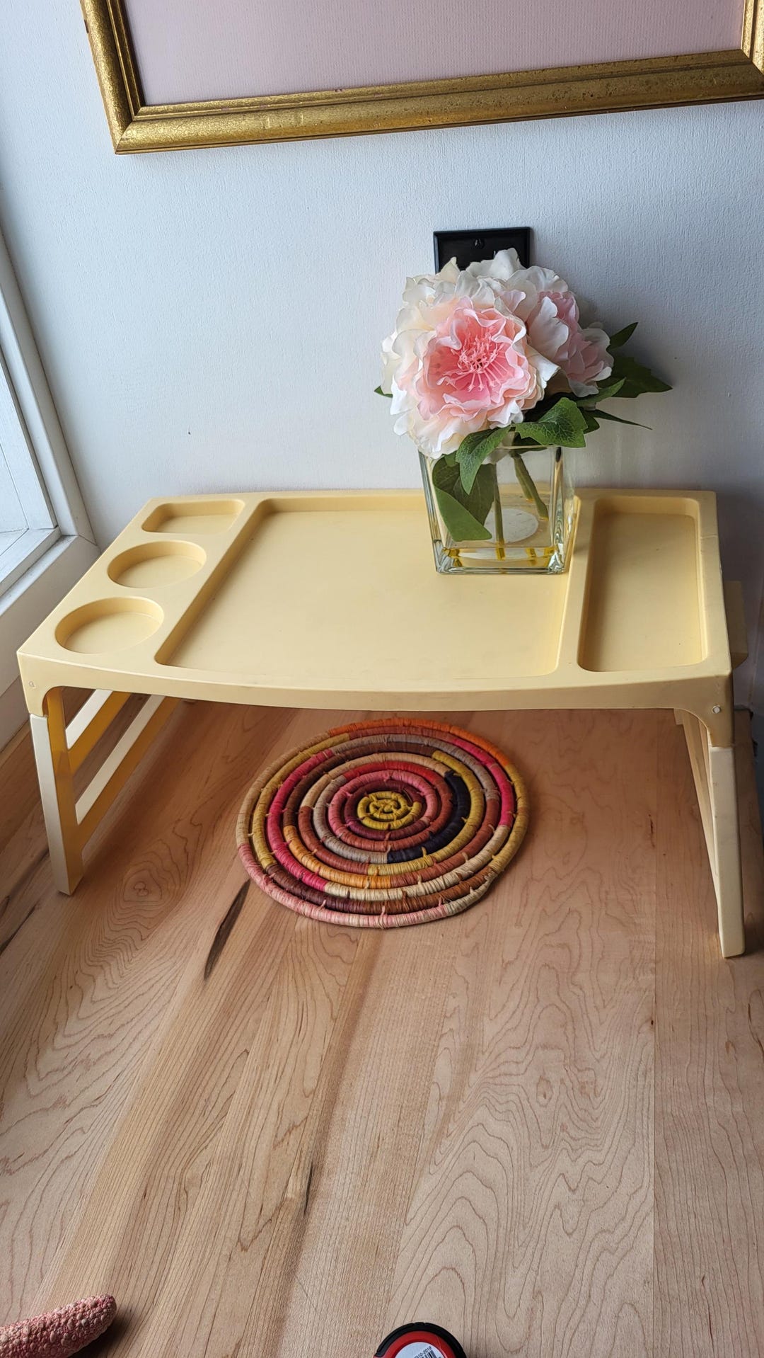Vintage 70's Folding Plastic Tray Table Designed by Dansol Canada Bed ...