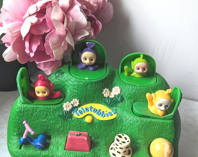 VTG 1999 Teletubbies 'surprise Hill Magic Pop Up' Toy by Ragdoll Hasbro ...