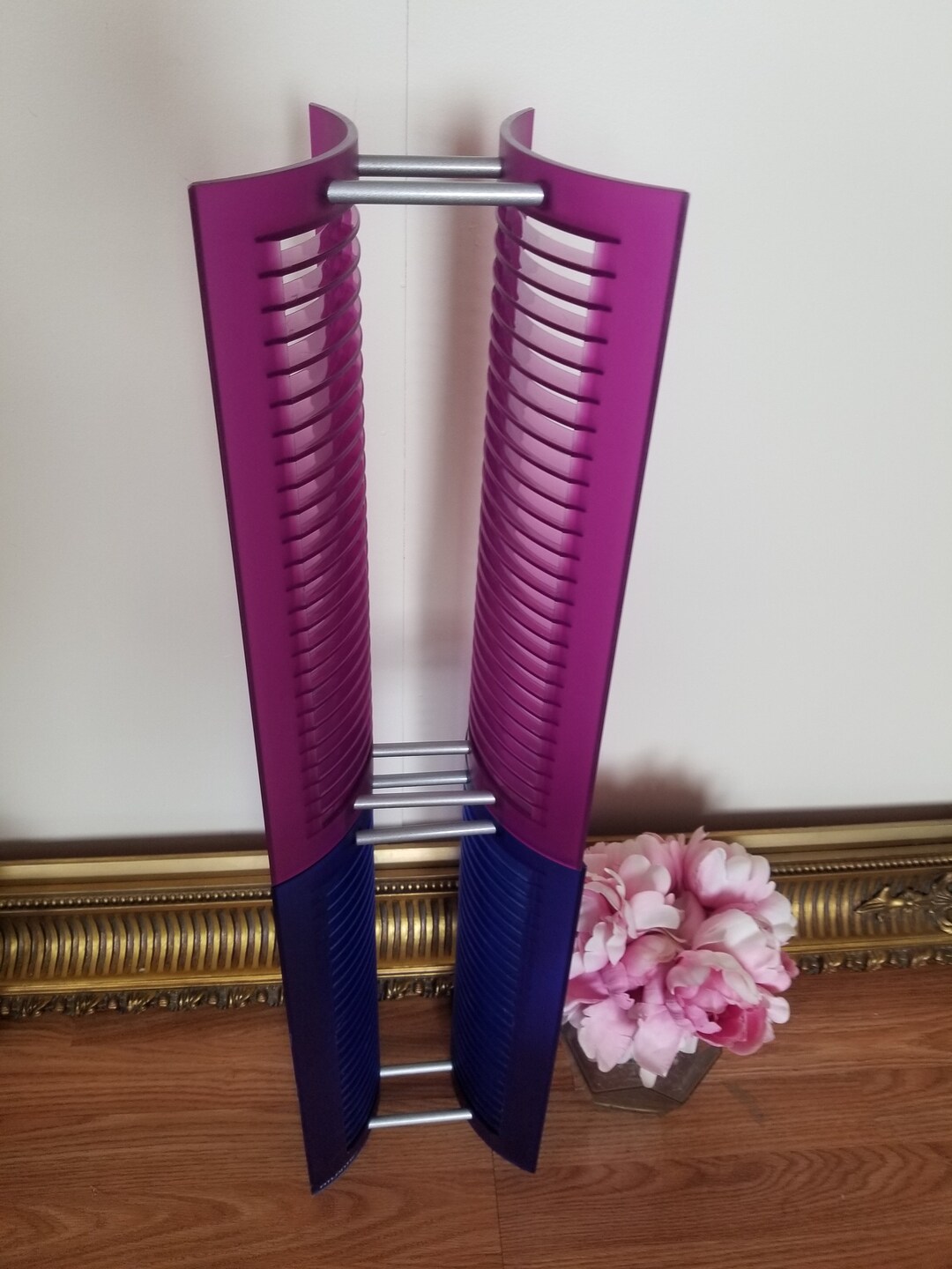 Vintage Atlantic Storage Holder Case Tower 50 Disc CD Holder Tower Rack ...