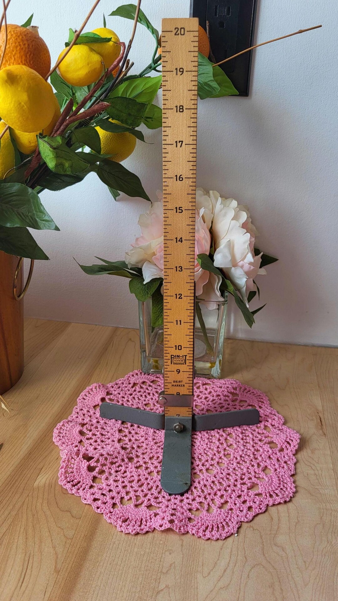 Vintage Pin It Skirt Marker Straight Hem Line Tool - Sewing Seamstress ...