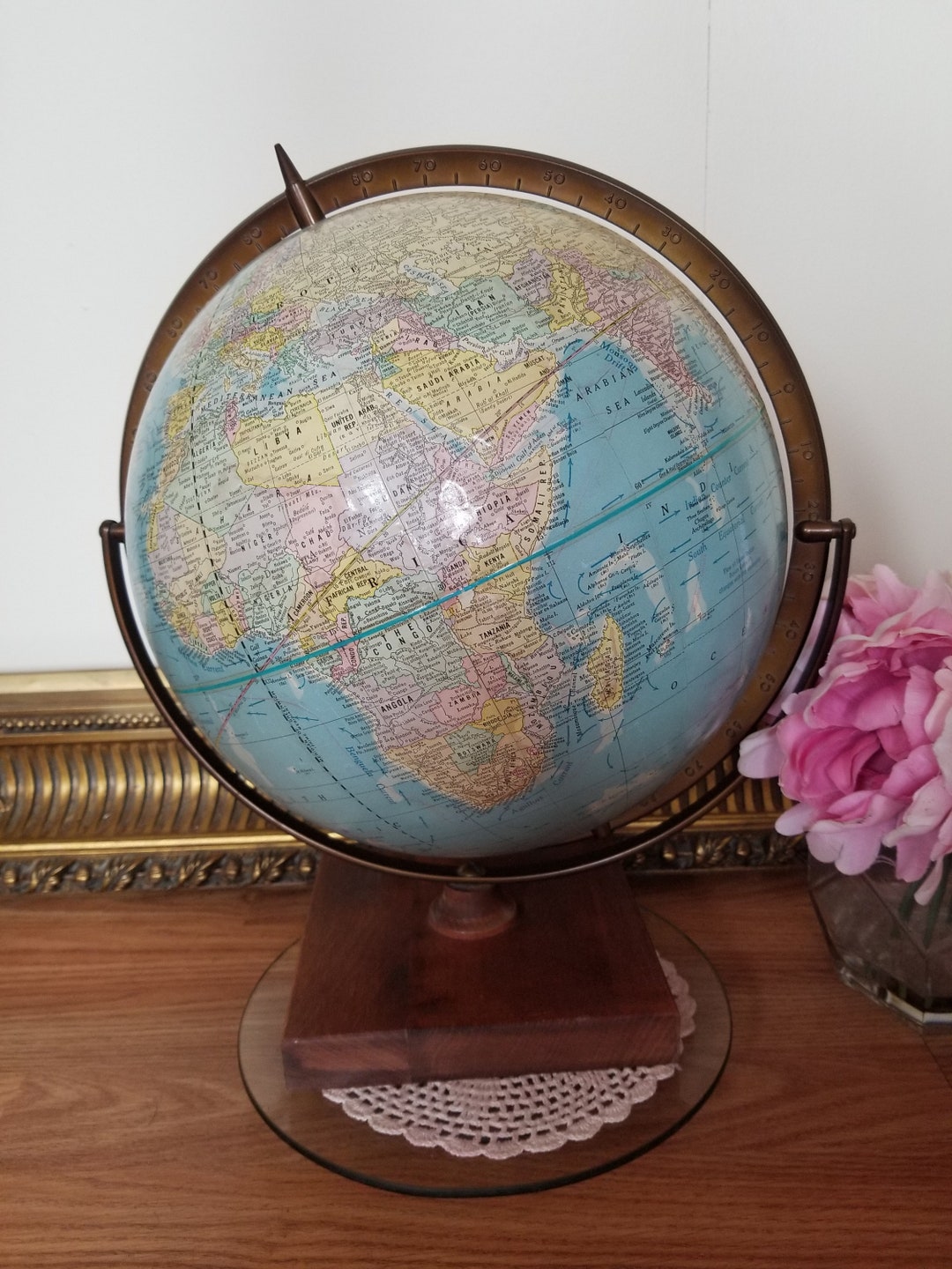 Vintage Cram's Scope-o-sphere 12 Inch World Globe (no. 1-12 C73 ...