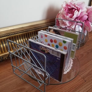 Vintage CD Shelf, CD Stand, Shelf 80s, CD Frame Metal, Vintage Record ...