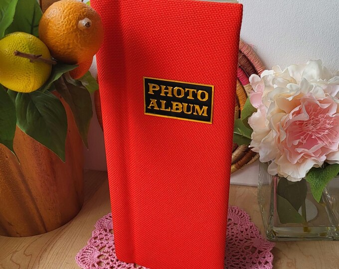 Vintage MCM Red Photo Album From the 1960s Made in Taiwan - Etsy