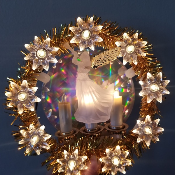Tinsel Tree Topper - Etsy