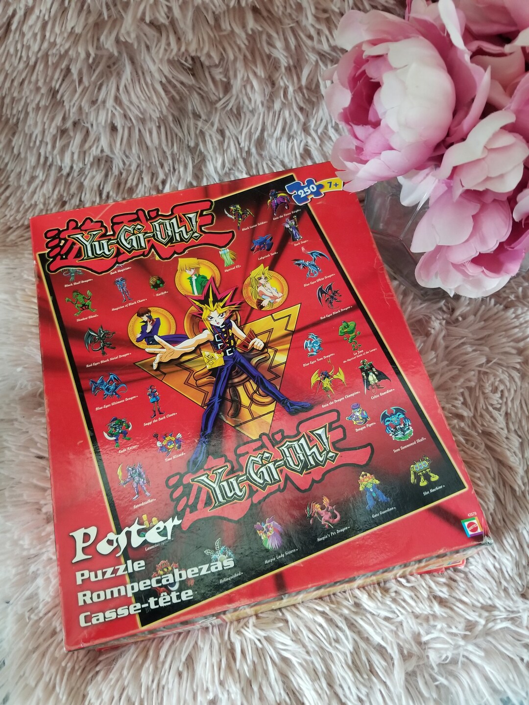 Vintage Yugioh Poster Puzzle Jigsaw 250 Piece 1996 Mattel Yu-gi-oh 1996 ...