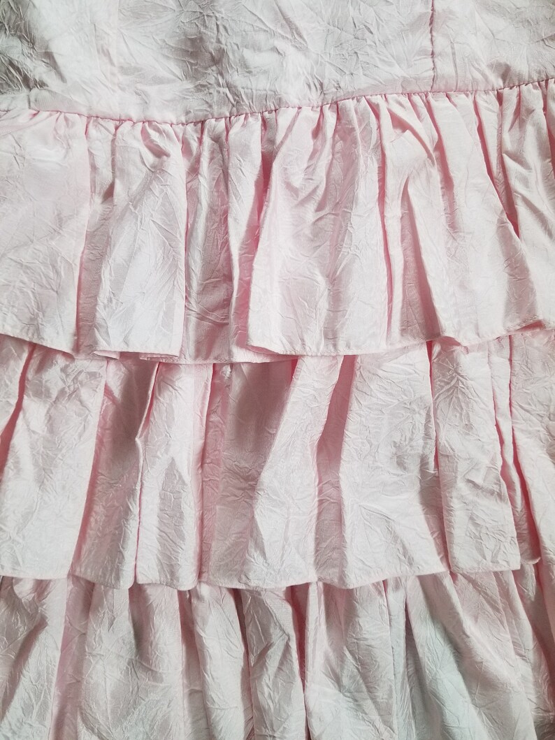 1980s Ruffled Party Dress Moonlight Extra Small to Small Vintage 80s ...